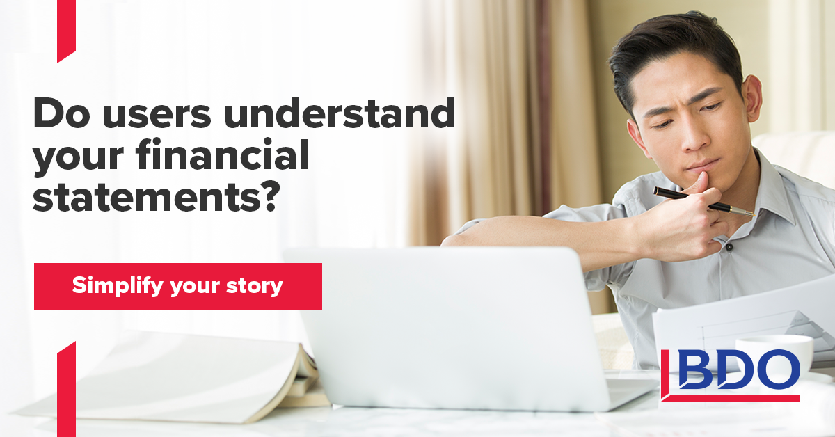 8 ways to make your financial statements clear | BDO Canada