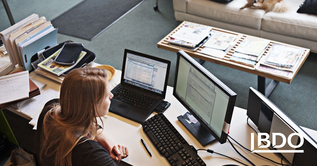 Fiscalité – Déduction pour frais de bureau à domicile | BDO Canada