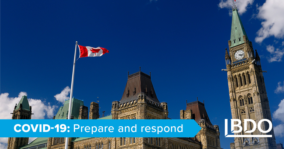 Tax Alert - Cash flow in the time of COVID-19 | BDO Canada