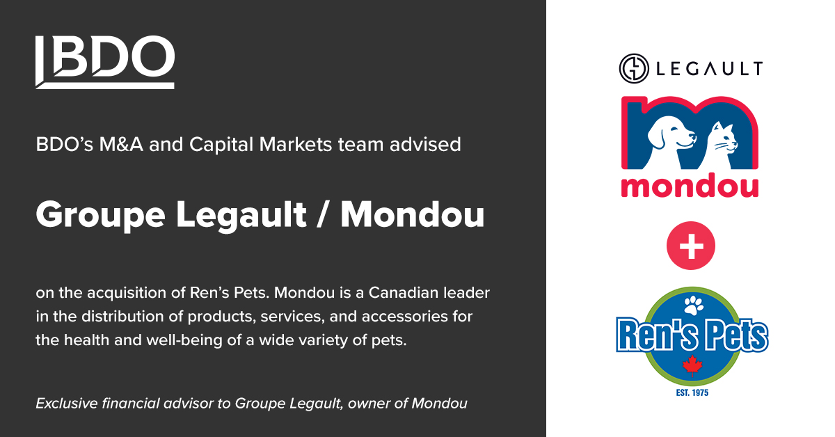 BDO Deals - Groupe Legault | BDO Canada