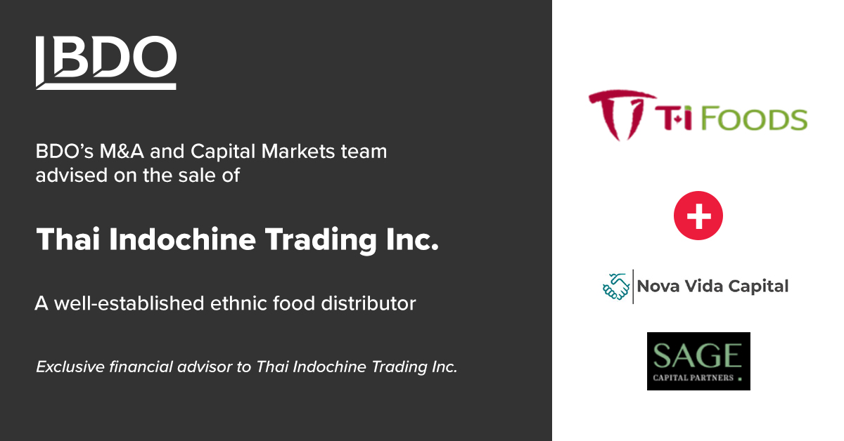 BDO Deals - TI Foods | BDO Canada