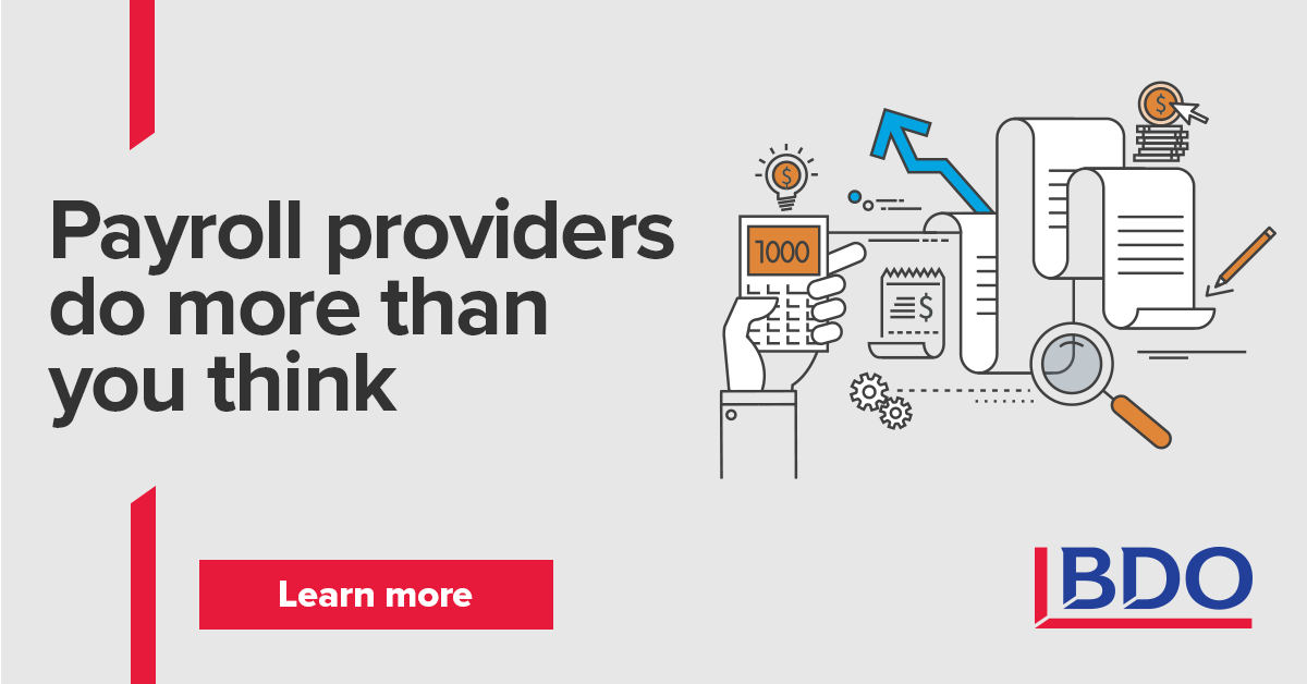 Top 5 things your payroll provider can do | BDO Canada
