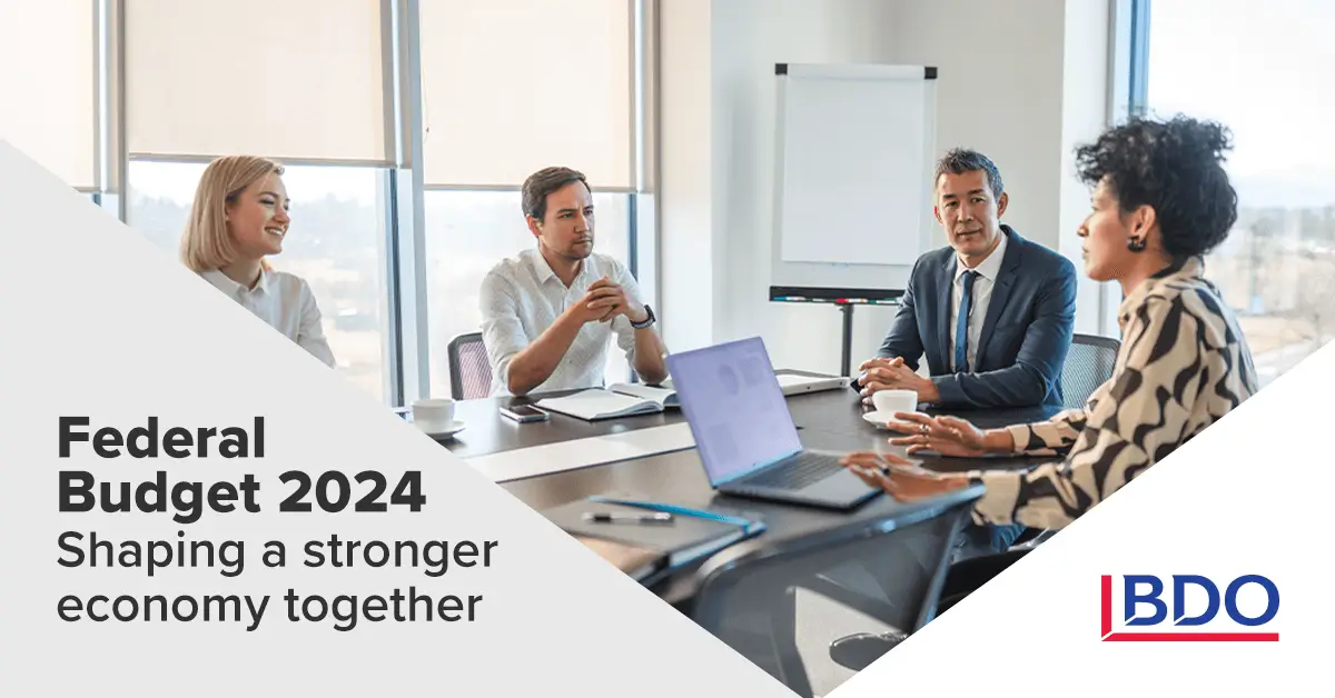 2024 Federal Budget | BDO Canada