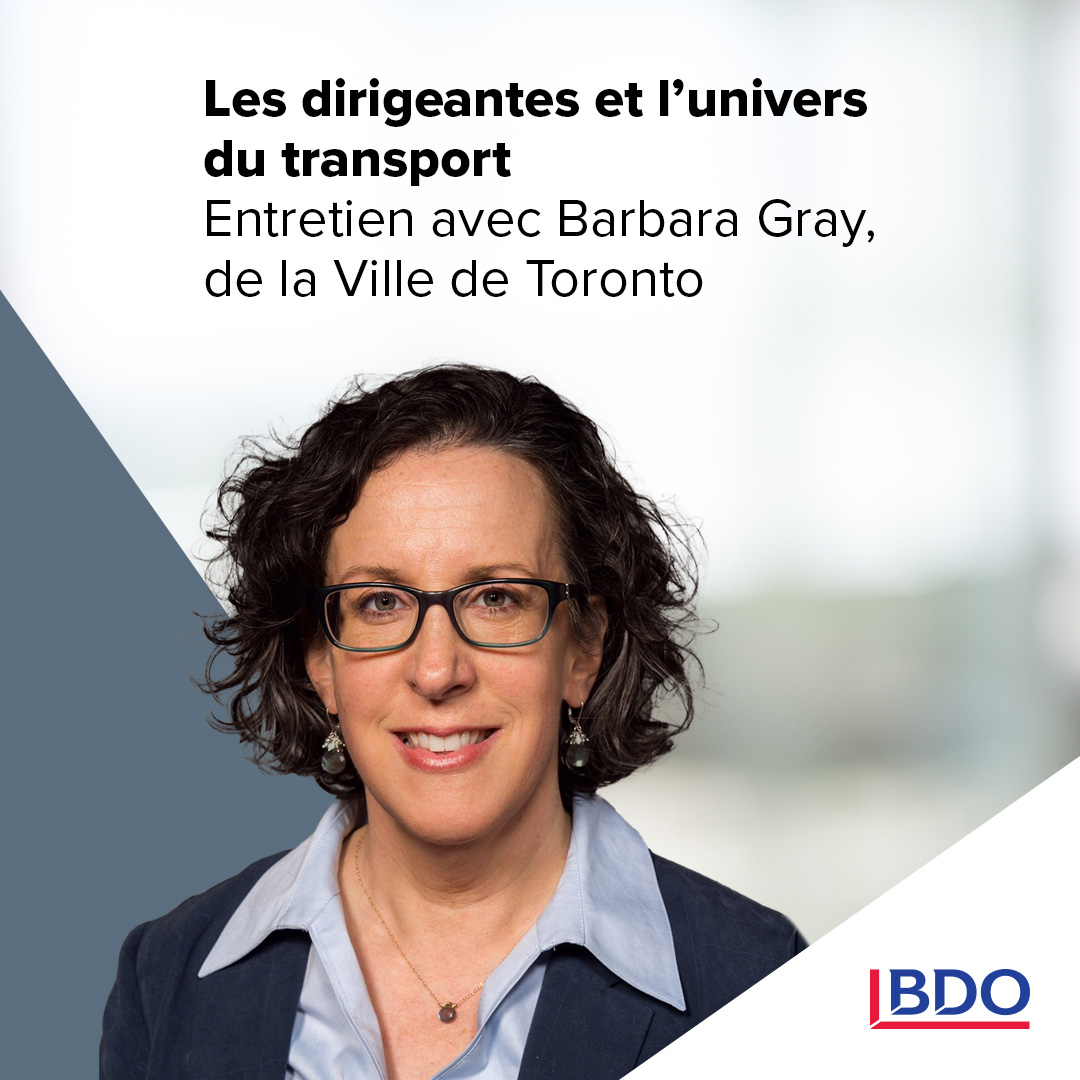 Les dirigeantes dans le domaine du transport | BDO Canada