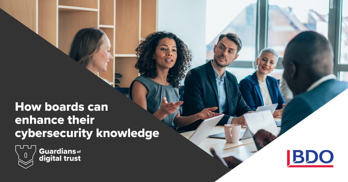 How boards can enhance their cyber knowledge | BDO Canada